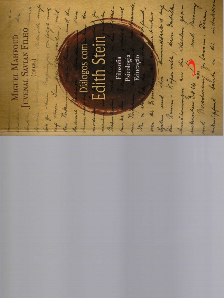 Diálogos Com Edith Stein | PDF