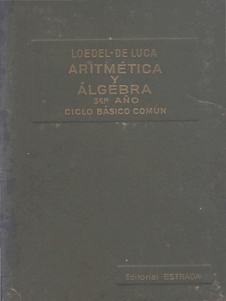 Libro de Algebra | PDF | Exponenciación | Multiplicación