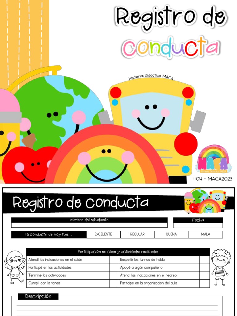 Registro de Conducta | PDF