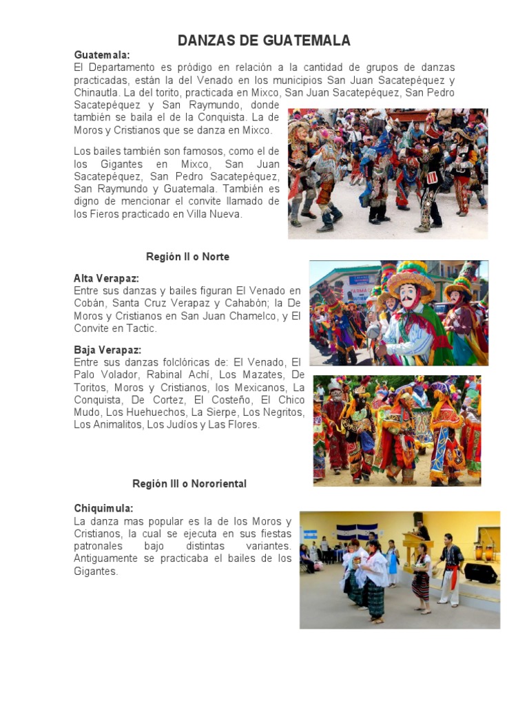 Danzas De Guatemala Pdf