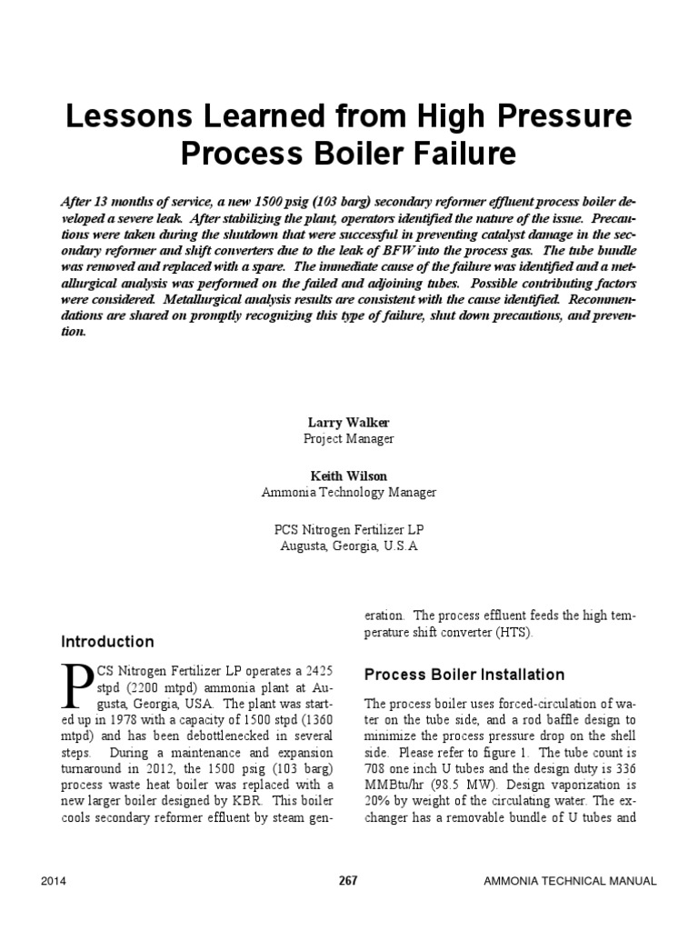 Boiler Failure | PDF | Boiler | Steam