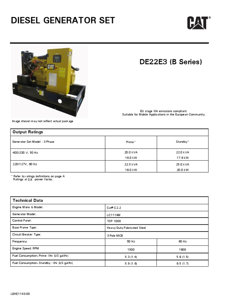 DE22 | PDF | Diesel Engine | Engines