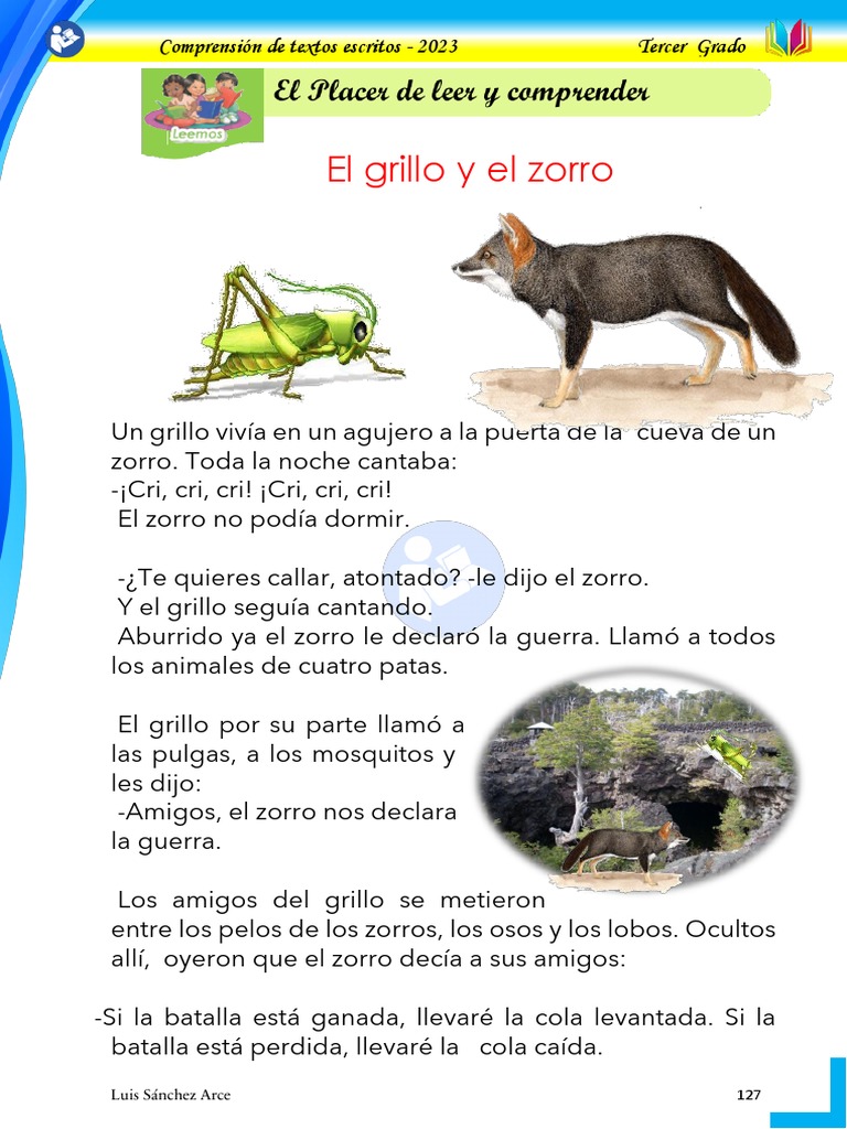 25 - El Grillo y El Zorro | PDF