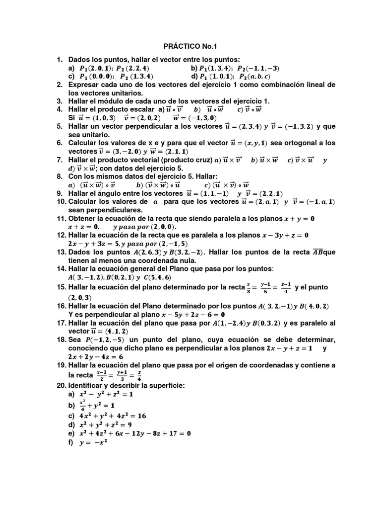 Práctico No 1 | PDF