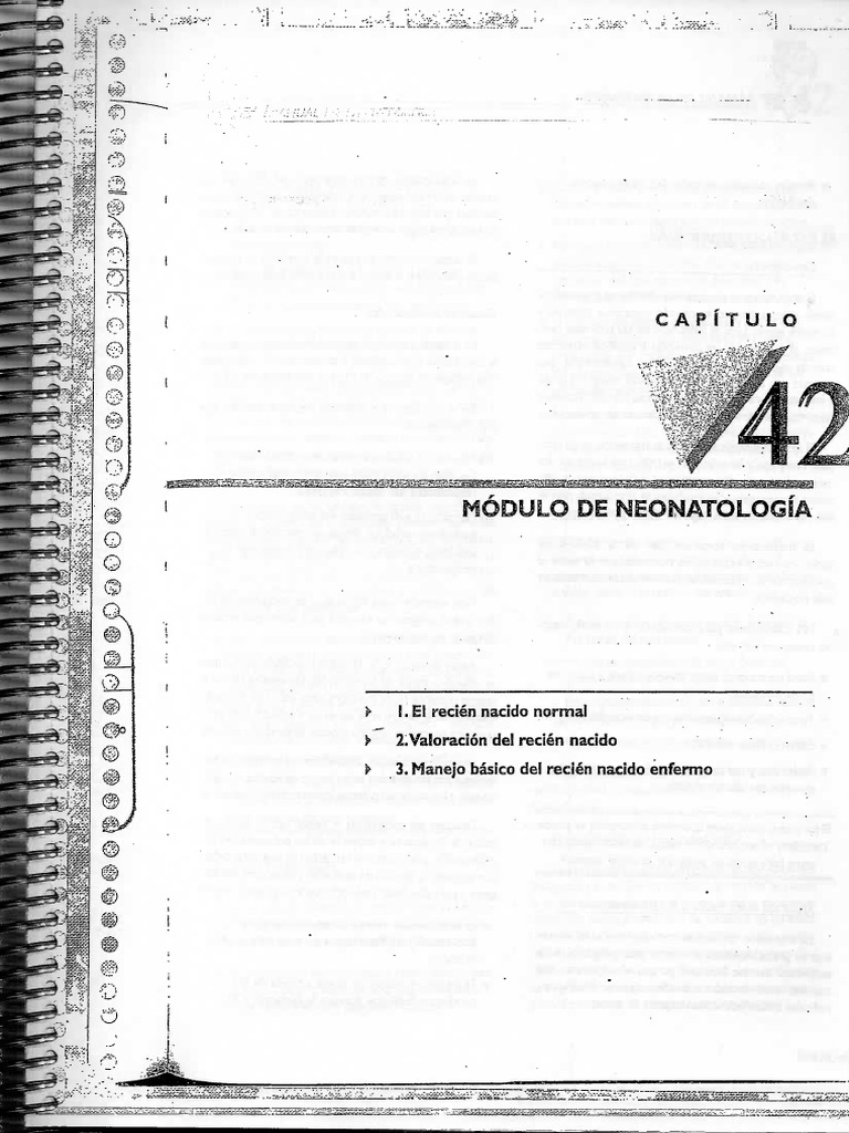 Cap 42 Modulo Neonatologia | PDF | Digestión | Feto