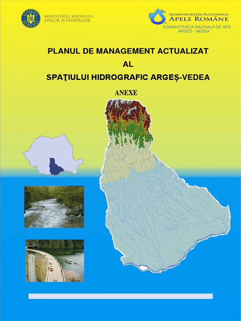 Planul de Management Al Spatiului Hidrografic Arges Vedea Actualizat ...