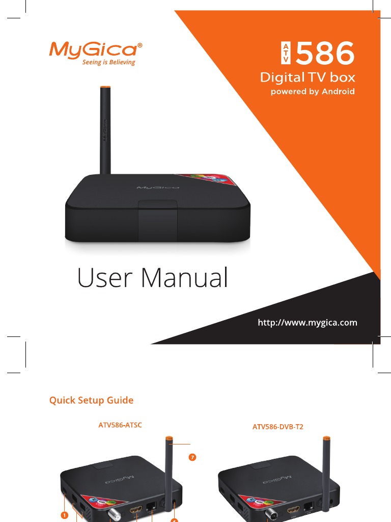 Mygica - ATV 586 Manual Book | PDF