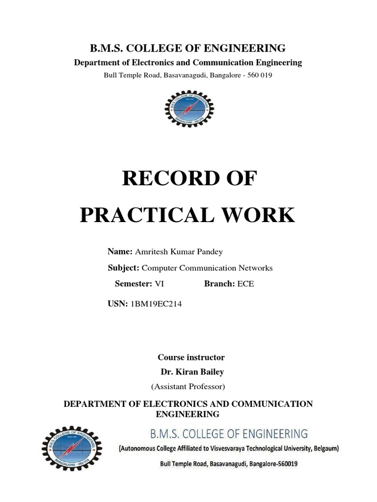 Ccn Lab Record | PDF