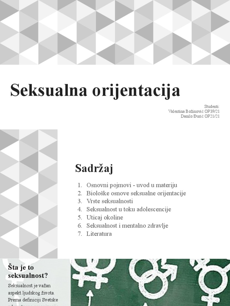 Seksualna Orijentacija | PDF