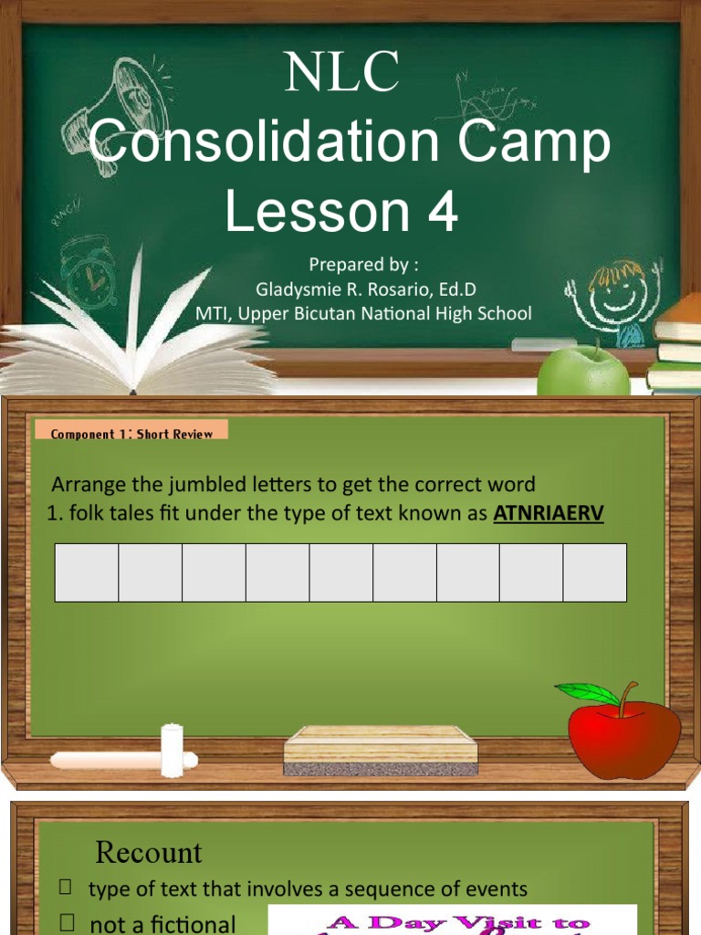 NLC G7 Conso Lesson 4 | PDF
