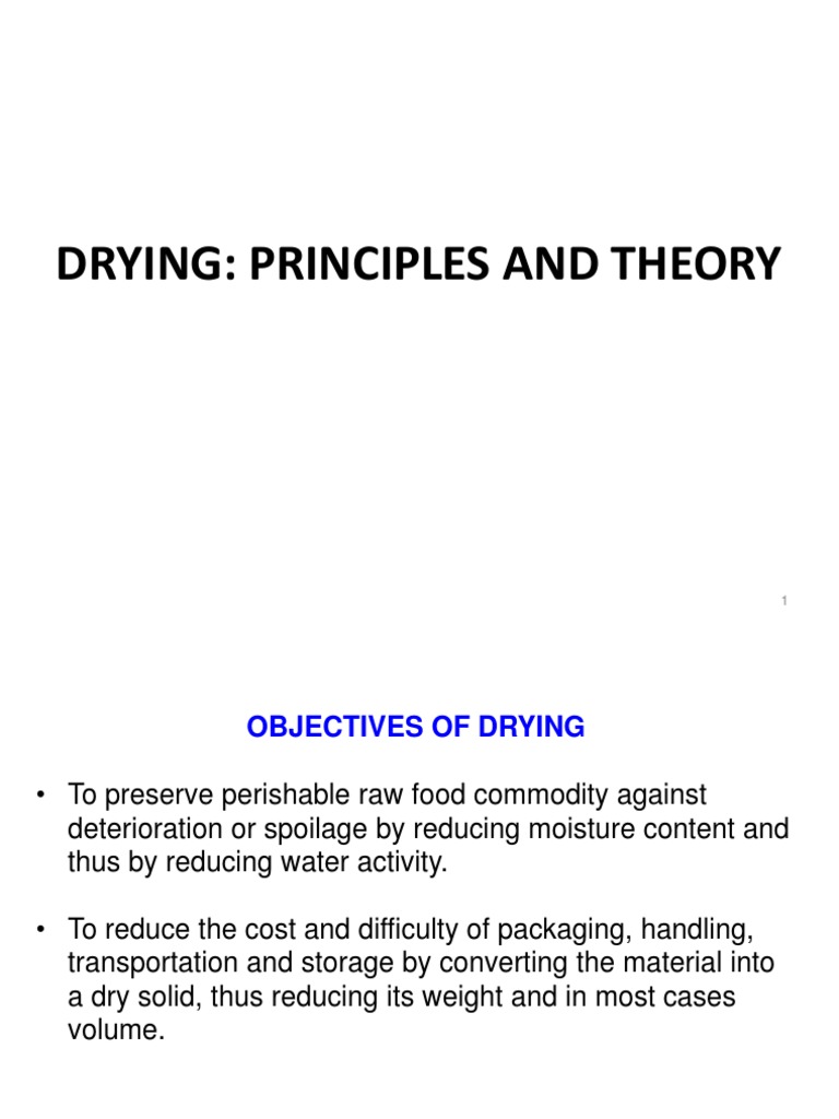 Drying-theory-and-principles | PDF