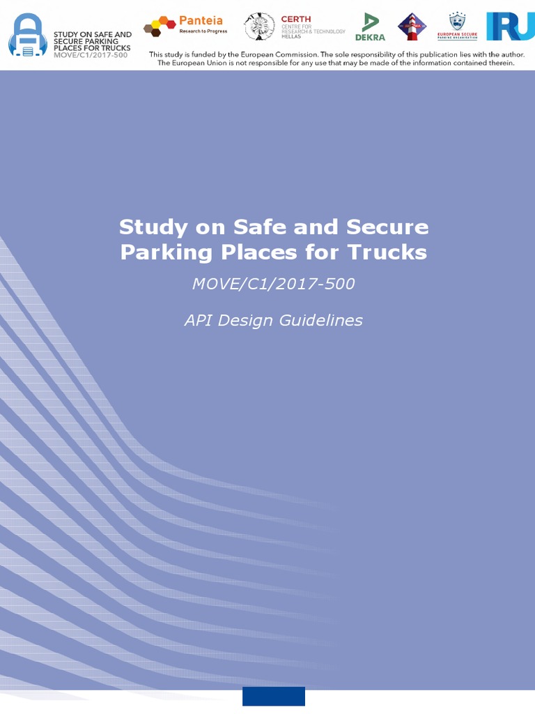 Application Programming Interface Report For Safe and Secure Parking Areas | PDF | Web Service ...