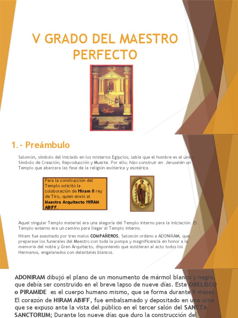 Grado V del Maestro Perfecto | PDF
