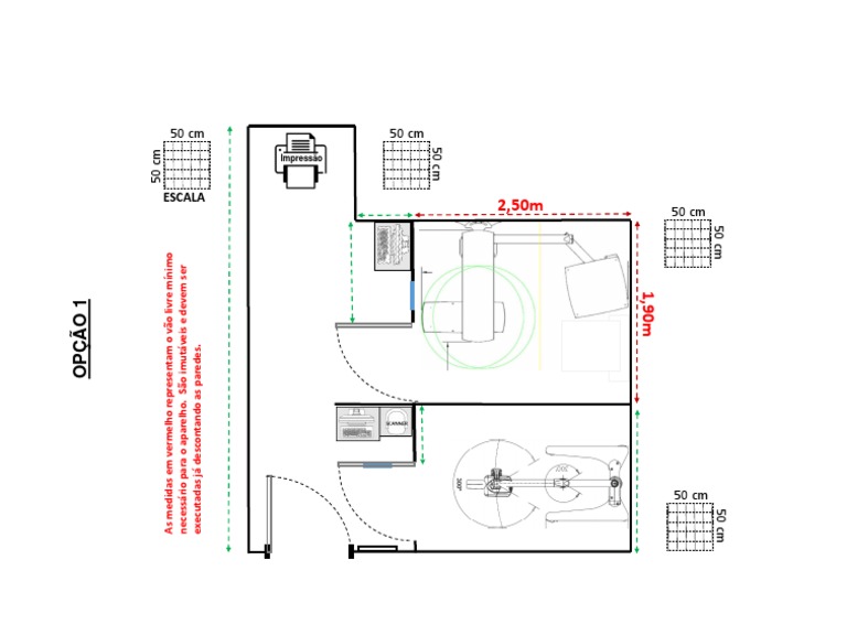 Planta Sala Radiologia Opção 1 | PDF