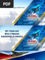 Harris Falcon III RF 7800v HH Handheld VHF Tactical Radio Brochure ...