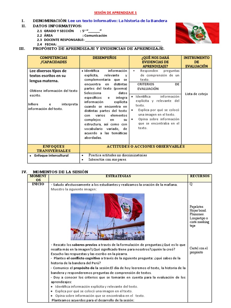 5ta. Semana-5°-Unidad IV | PDF