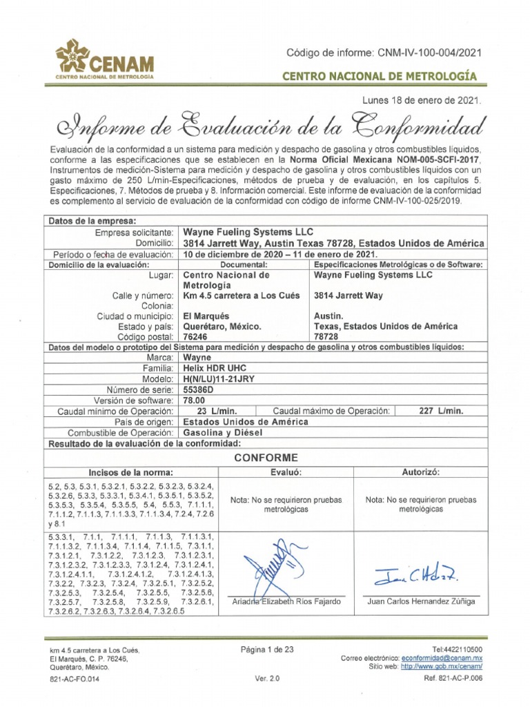 Docs Cnm-IV-100-004-2021 Helix Uhc HDR Complemento 2021 | PDF