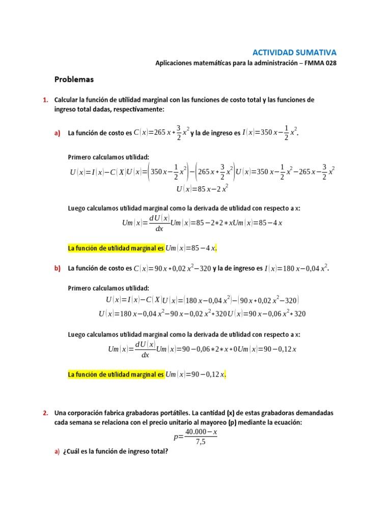 Actividad Sumativa | PDF