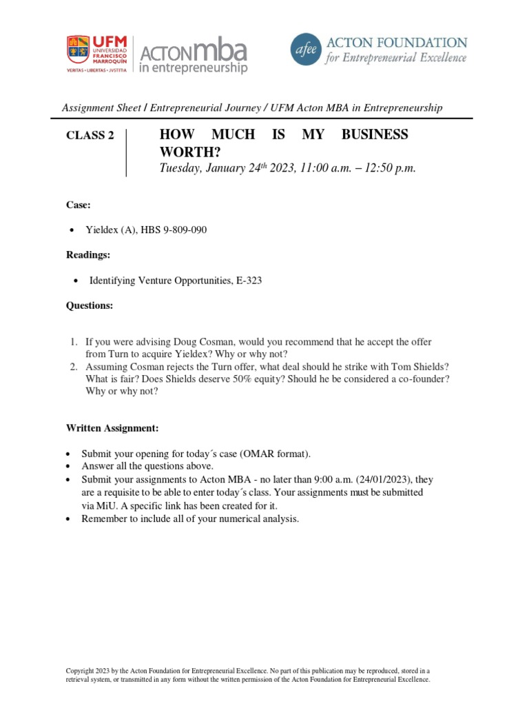 As Class 2 Yieldex A | PDF