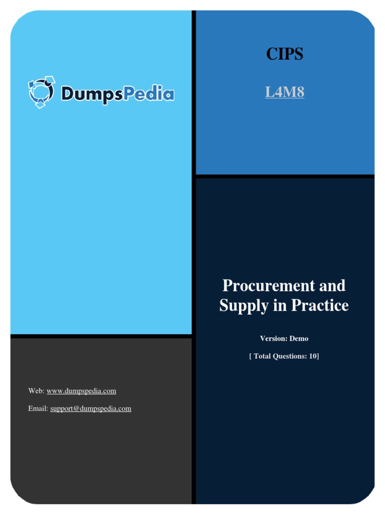 CIPS-L4M8 - Q& A Ethical & Resp. Sorucing | PDF