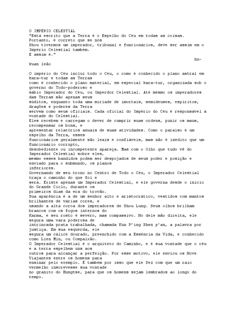 Histórias de Shou Lung Parte 1 | PDF