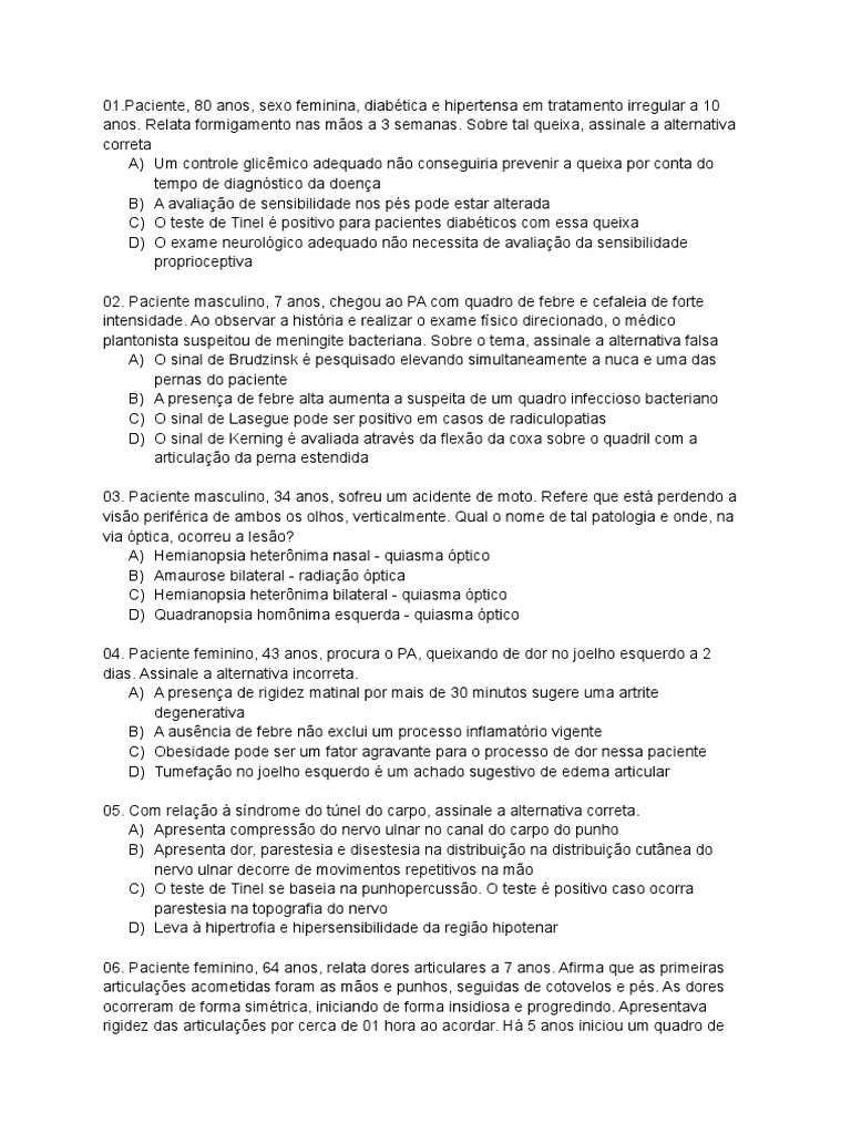 Simulado HAM II - N1P AFYA | PDF