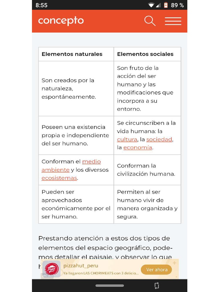 Elemento Natural Clase | PDF
