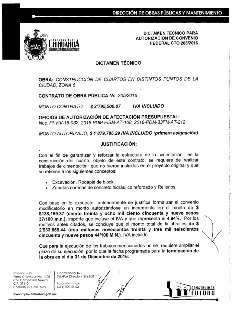 DICTAMEN Tecnico | PDF