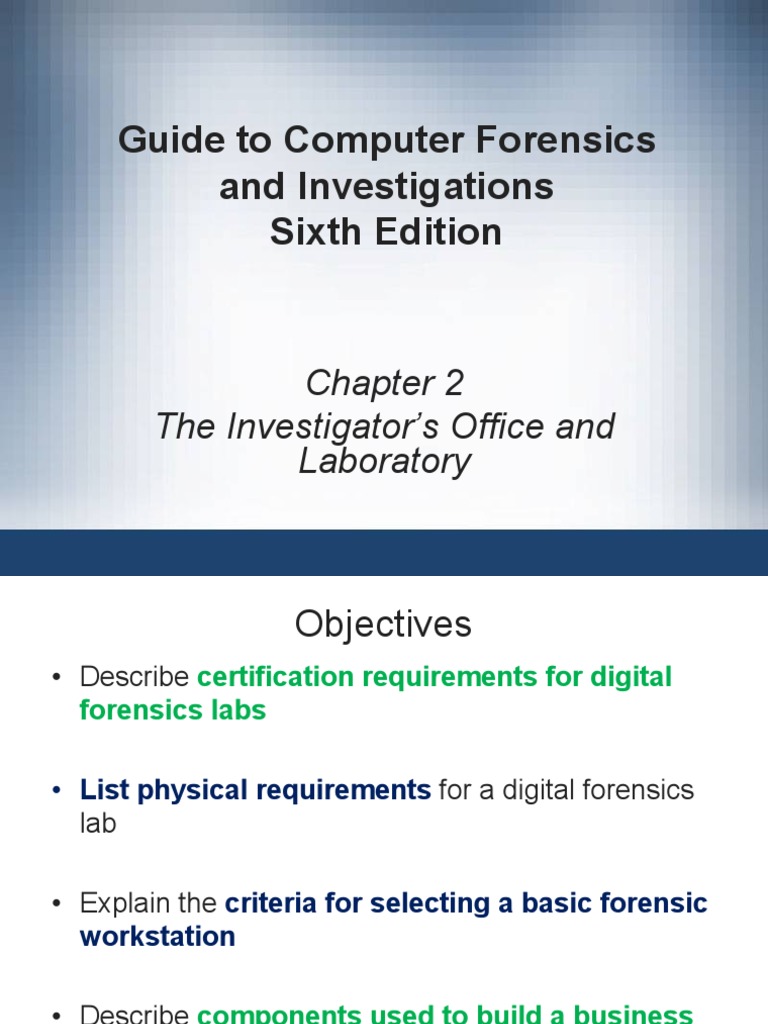 7 Investigator Lab Xid-10984456 2 | PDF | Computer Forensics | Laboratories