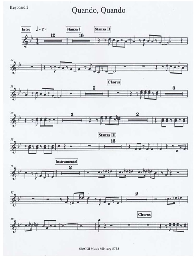 Quando, Quando, Quando (Keyboard) | PDF