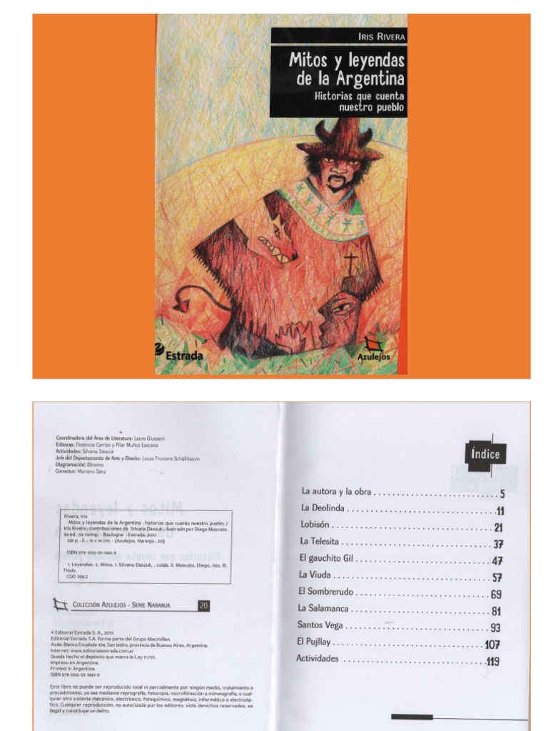 Mitos y Leyendas Argentinas 1. Iris Rivera - MITOS Y LEYENDAS | PDF