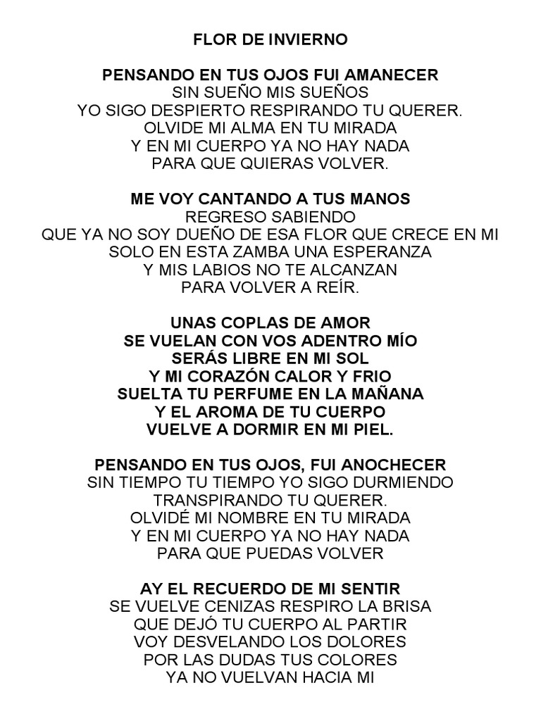 Flor de Invierno | PDF