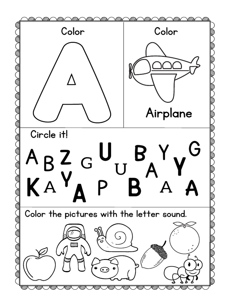 Phonics Worksheet A To M | PDF