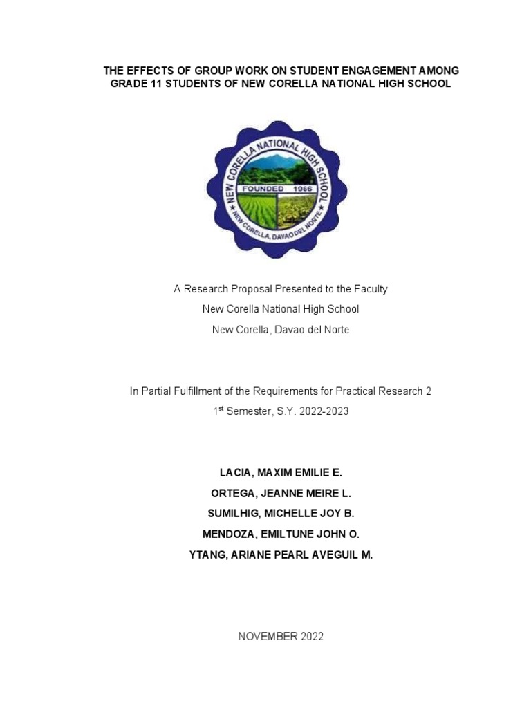 Effects of Group Work on Student Engagement | PDF