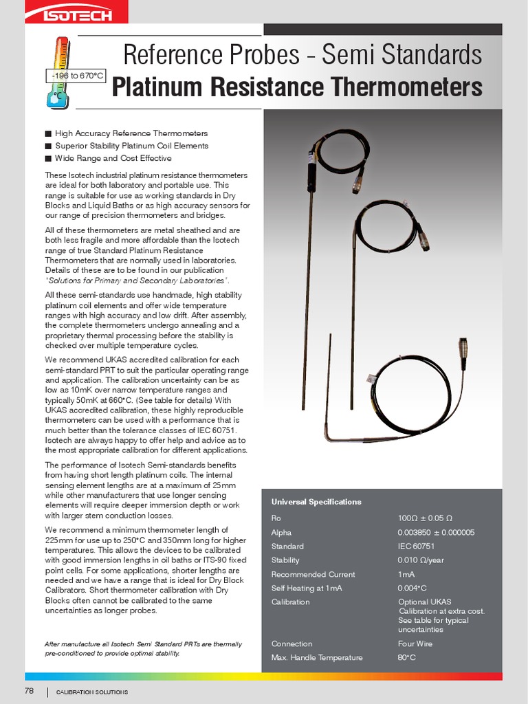 isotech 95 PRTS | PDF