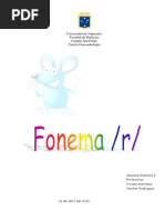 Cuadernillo Fonema R | PDF