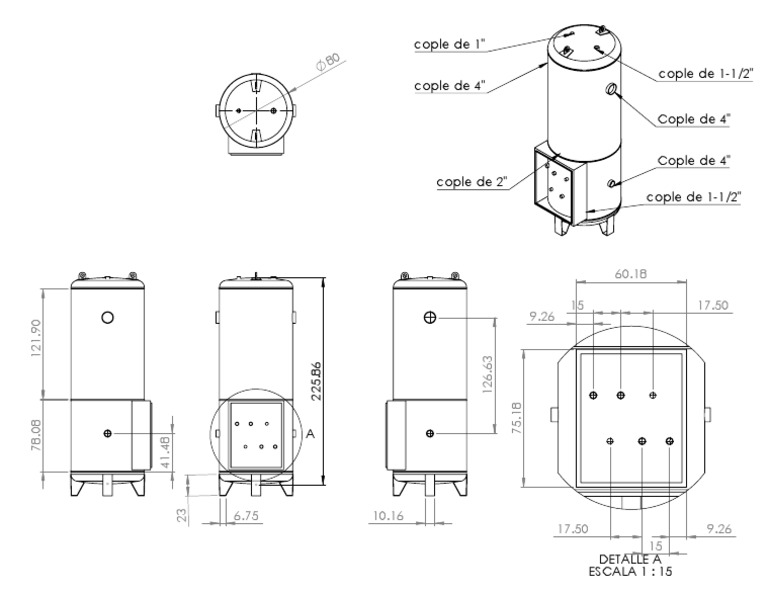 Tanque de 1000 Litros | PDF