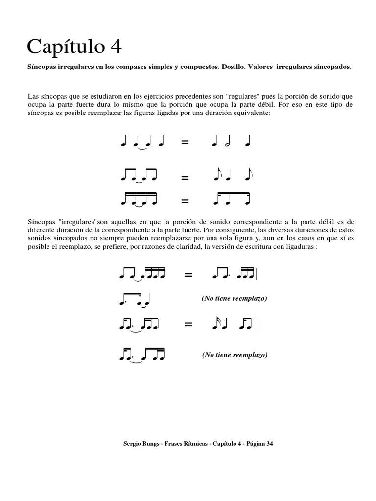 Frases Ritmicas - Cap 04 | PDF | Elementos de la música | Poética