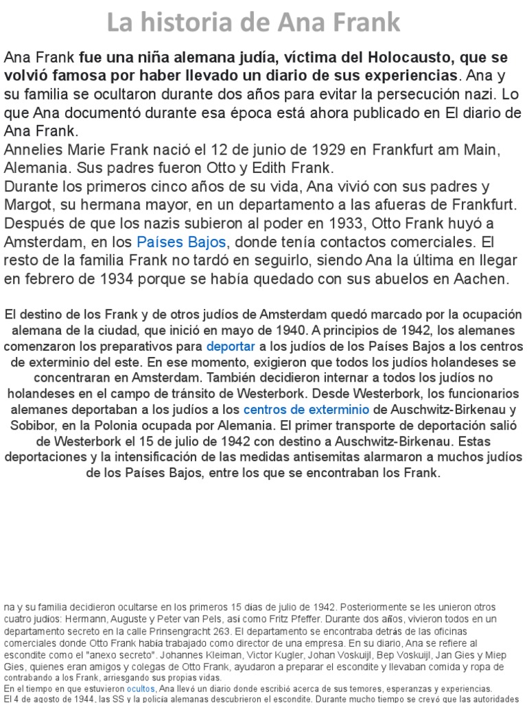 Ana Frank | PDF