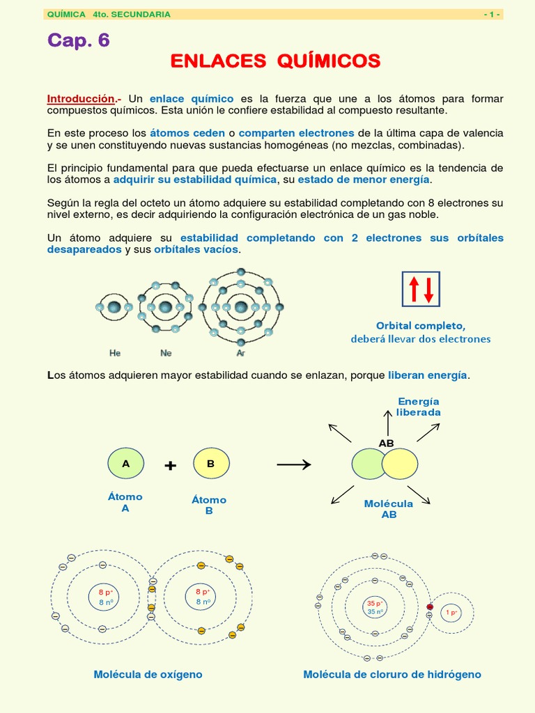 Enlace Químico | PDF