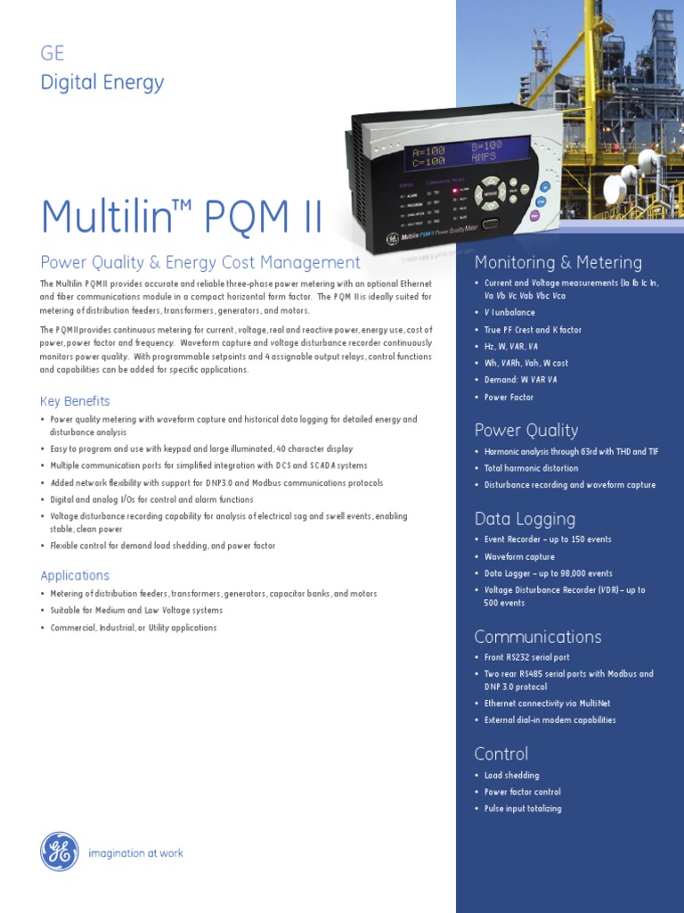 PQMII Brochure | PDF