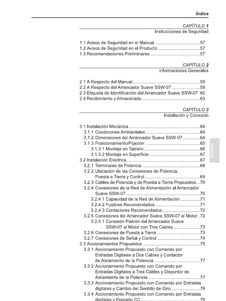 Manual ssw07 Weg | PDF