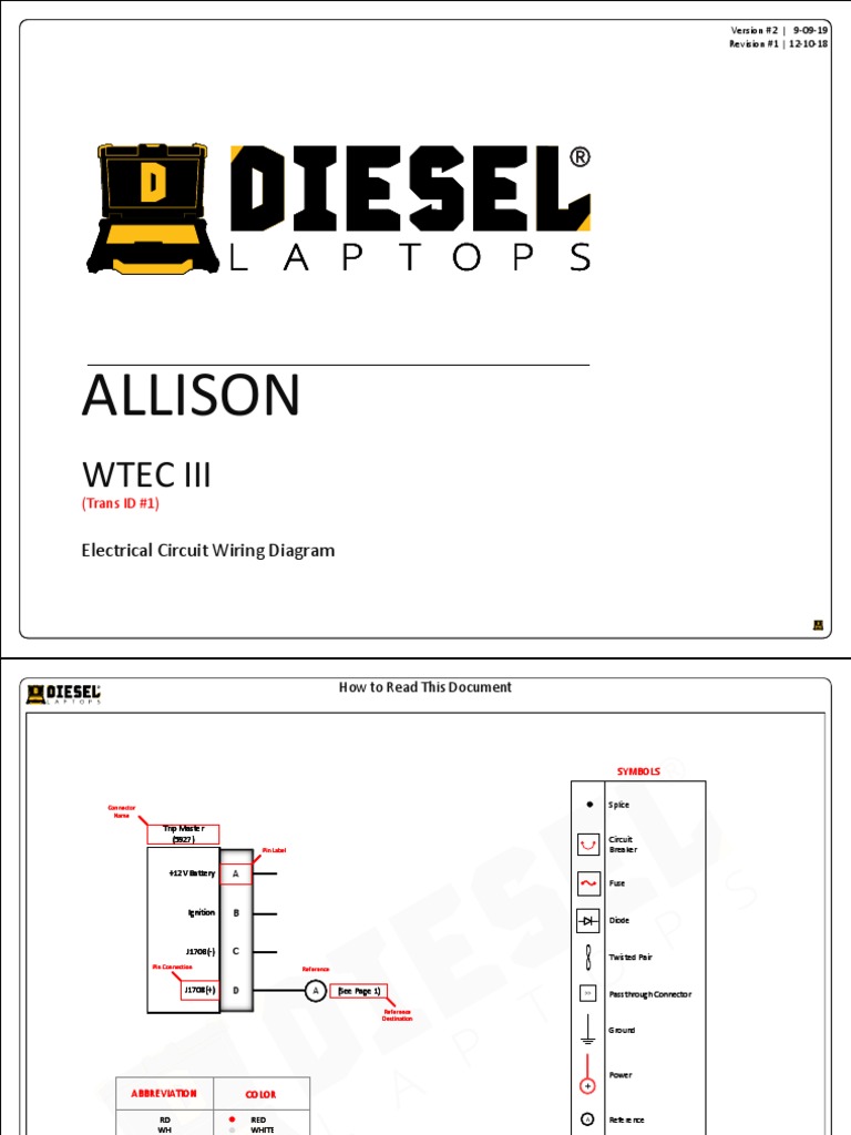 Allison - WTEC III.3000 & 4000 TransID 1 | PDF