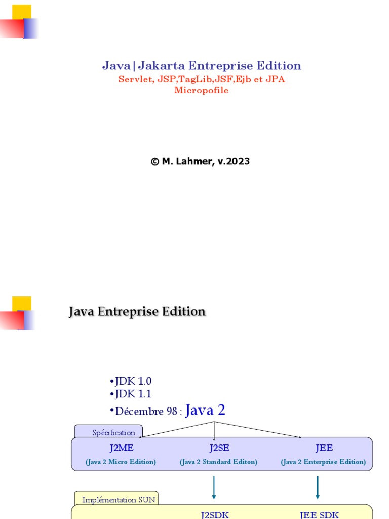 Jakarta EE | PDF | Java (Langage de programmation) | Architecture de logiciel