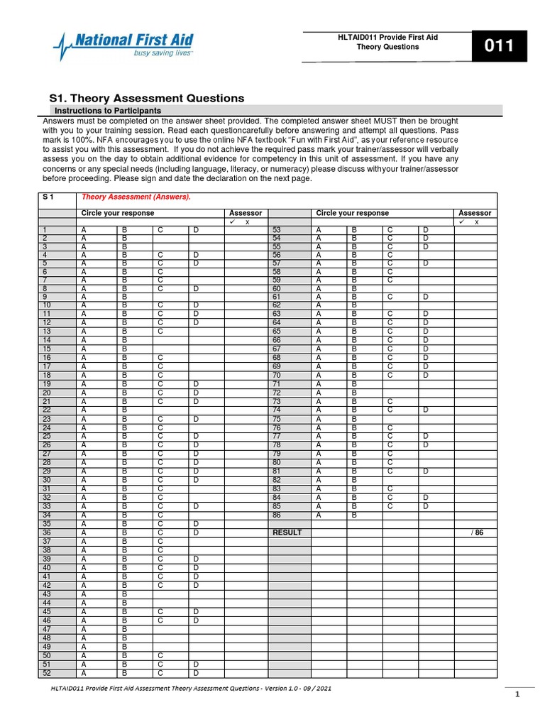 HLTAID011-Provide-First-Aid-1 | PDF