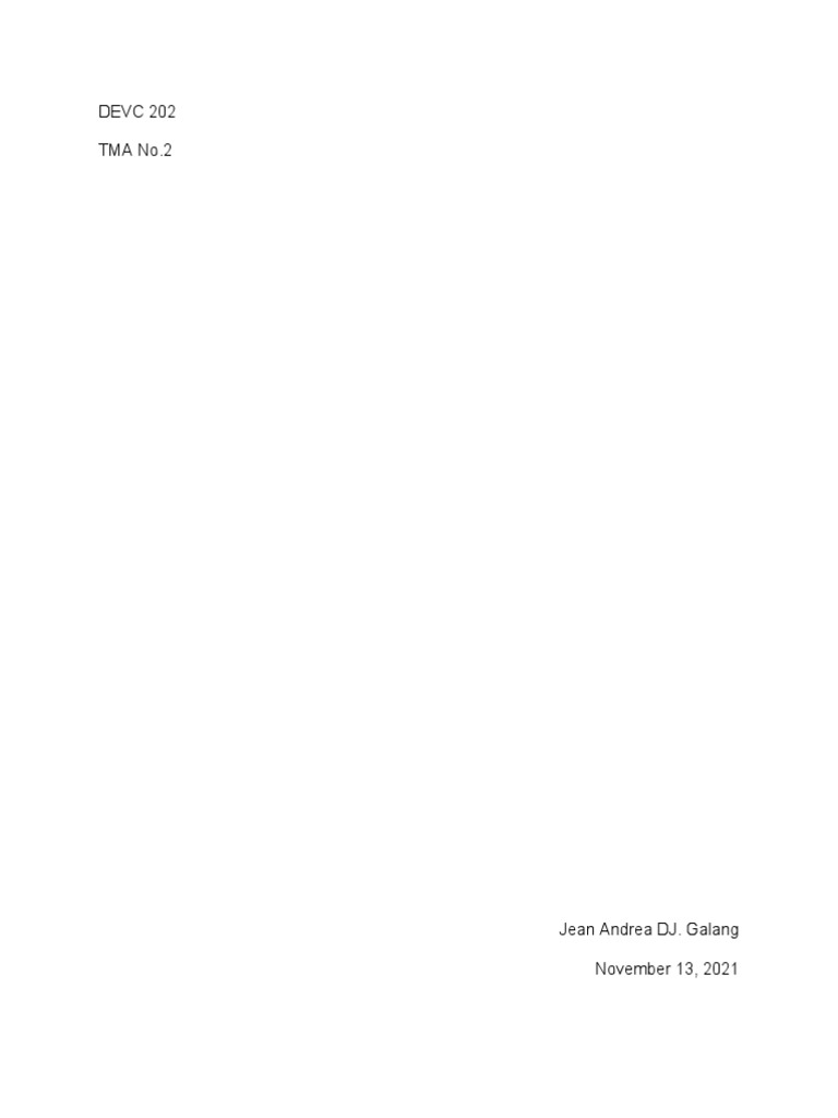 DEVC 202- TMA 2 Working File | PDF