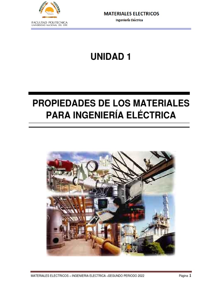 Materiales Electricos Clase Completa 2022 | PDF Materiales Electricos Clase Completa 2022 | PDF