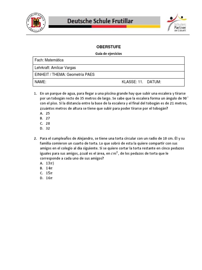 Guia 2 Geometria | PDF