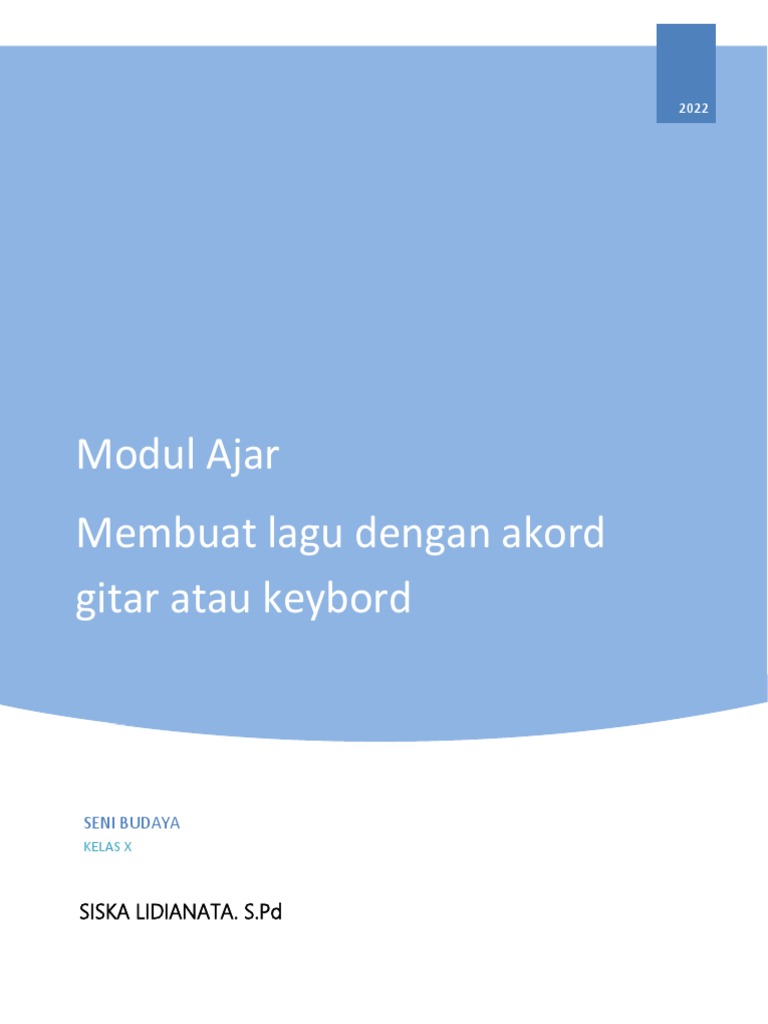 Modul Ajar Fase e | PDF | Seni & Disiplin Bahasa