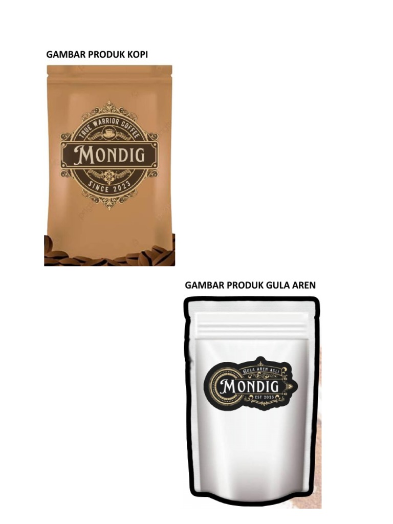 Gambar Produk Kopi | PDF